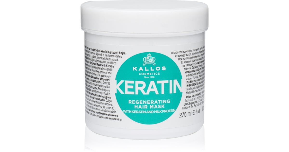 Kallos Keratin маска за коса с кератин | notino.bg