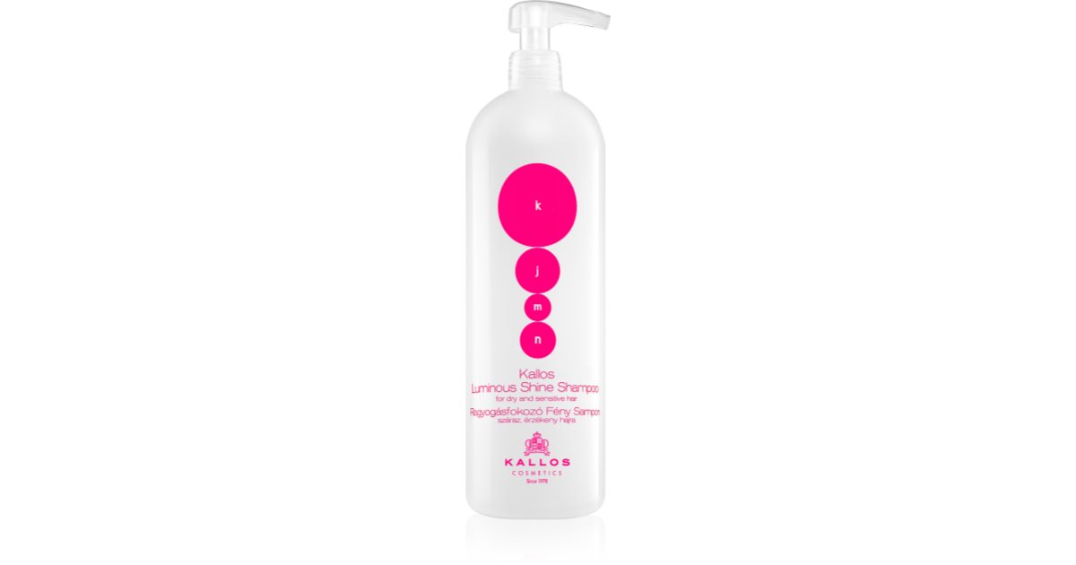 Kallos KJMN Professional Luminous Shine radiance shampoo for dry and ...