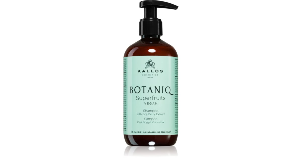 Kallos Botaniq Superfruits strengthening shampoo with plant extract ...