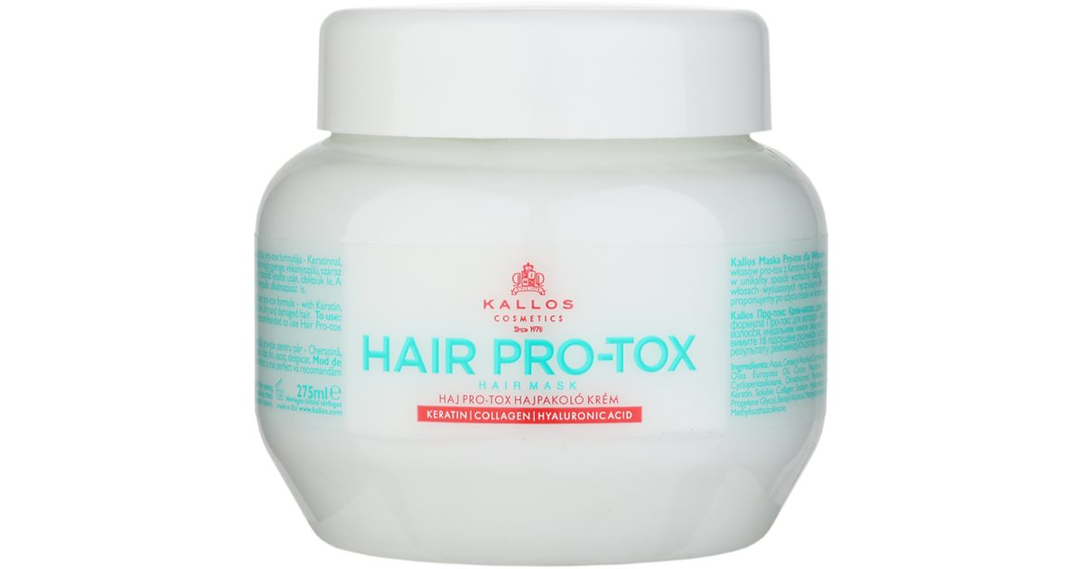 Kallos Hair Pro-Tox mask for weak and damaged hair with coconut oil ...
