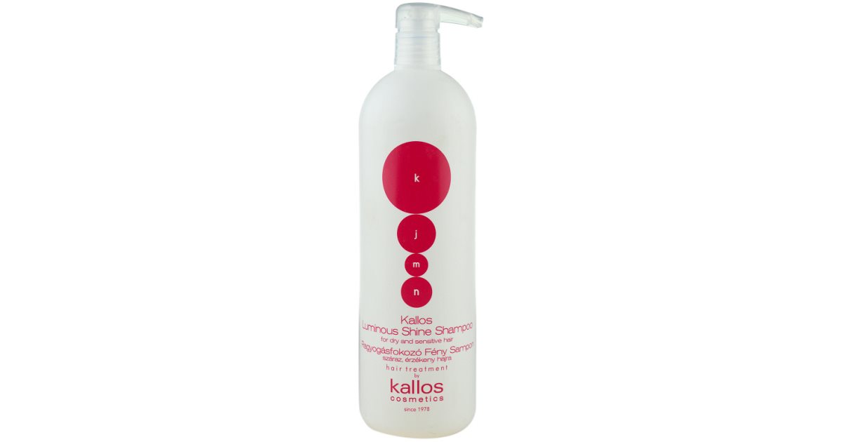 Kallos KJMN Luminous Shine radiance shampoo for dry and sensitised hair ...