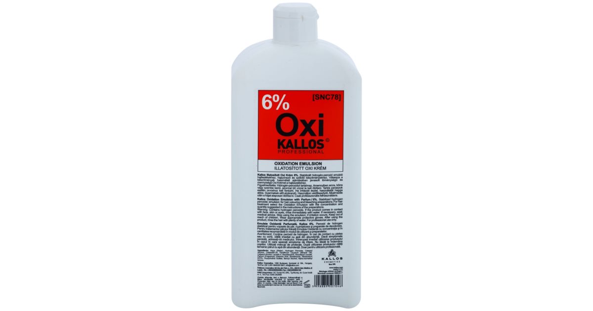 Kallos Kallos Classic Oxi crème peroxyde 6% | notino.fr