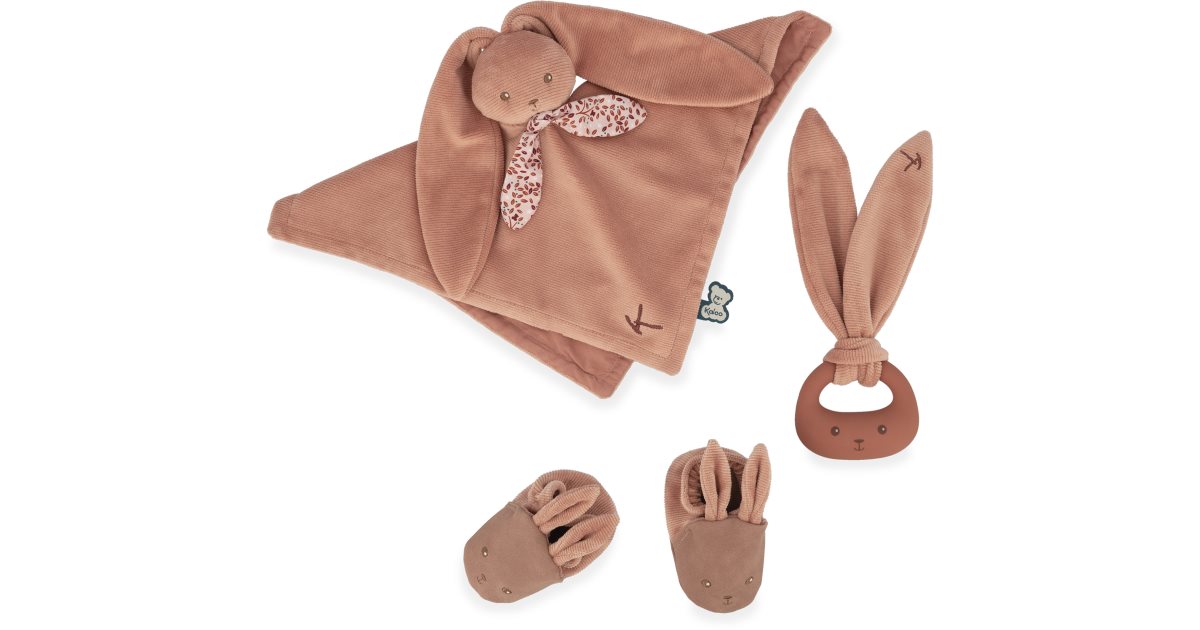 Kaloo Lapinoo Gift Box Terracotta lote de regalo para bebé lactante ...