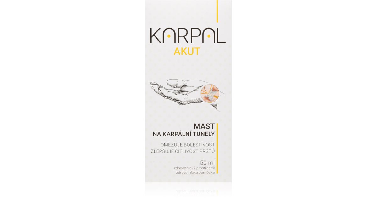 Karpal Carpal akut crema para masaje para aliviar el dolor y el ...