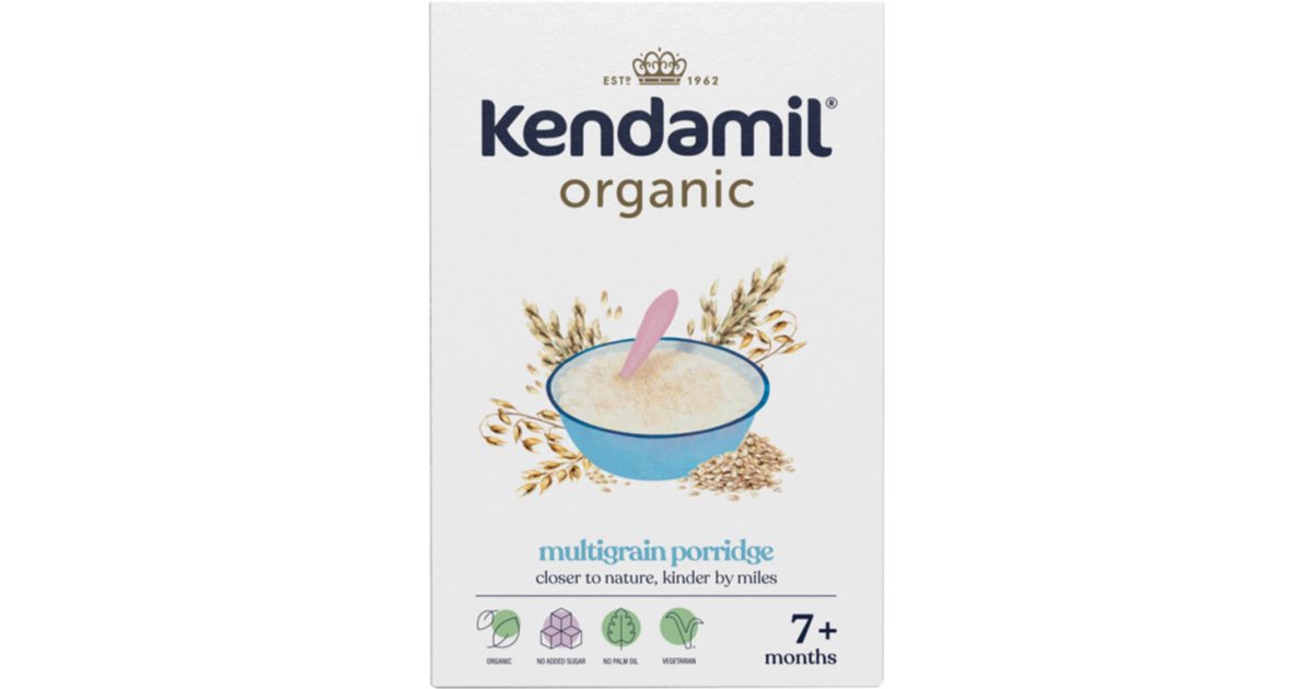 Kendamil Organic Multigrain Porridge kaša od više vrsta žitarica bez ... Kendamil Organic Multigrain Porridge kaša od više vrsta žitarica bez ...
