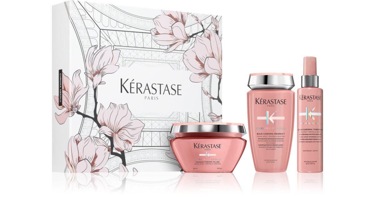 Kérastase Chroma Absolu Spring coffret cadeau pour cheveux colorés ...