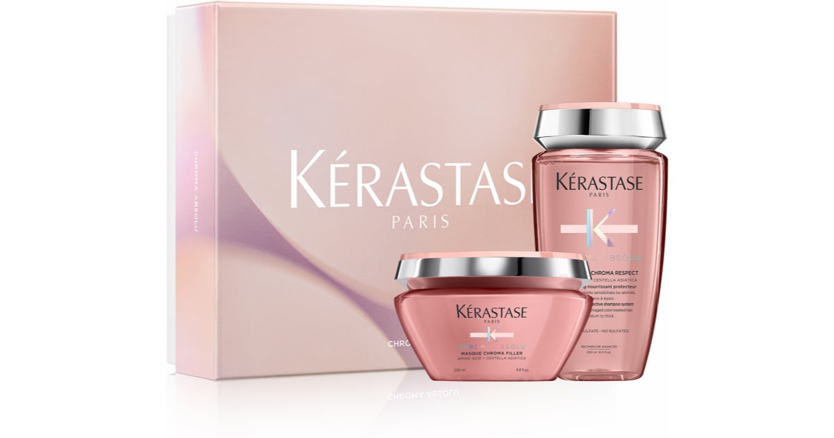 Kérastase Chroma Absolu ajándékszett (a festett és károsult hajra ...