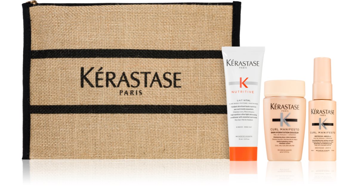 Kérastase Curl Manifesto cestovná sada (pre vlnité a kučeravé vlasy ...
