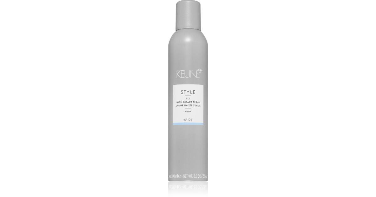 Keune Style Fix High Impact Spray Extra Strong Fixating Hairspray ...
