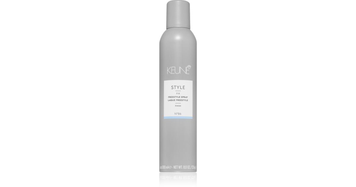 Keune Style Freestyle Spray laque fixation forte pour un volume extra ...