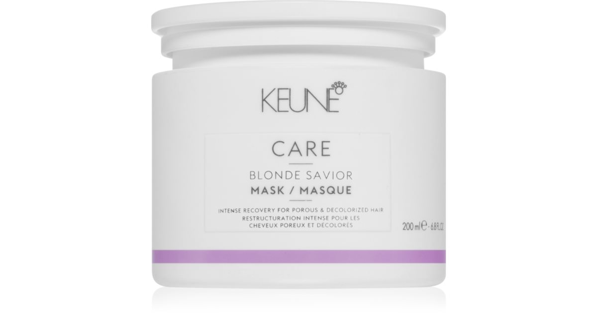 Keune Care Blonde Savior Mask Hydrating Mask for bleached hair | notino.ie