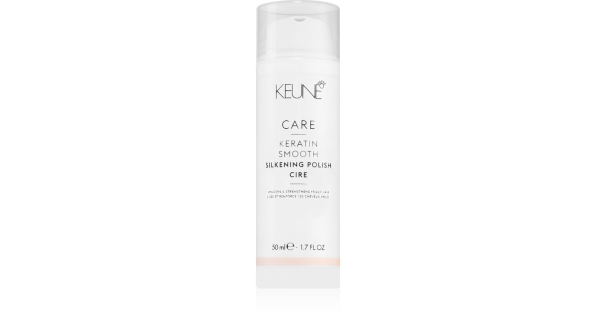 Keune Care Keratin Smooth Silk Polish crema lisciante per capelli ...