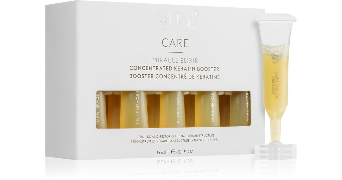 Keune Care Miracle Elixir Keratin Booster concentrated additive with ...