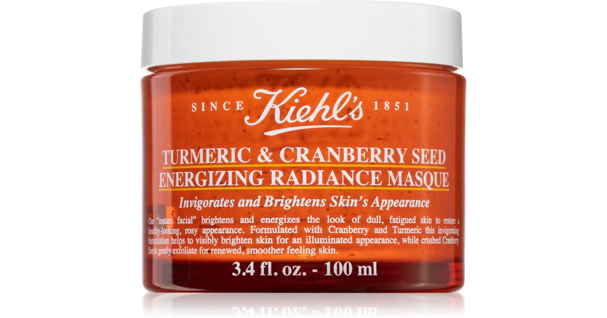 Kiehl's Turmeric & Cranberry Seed Energizing Radiance Mask brightening ...