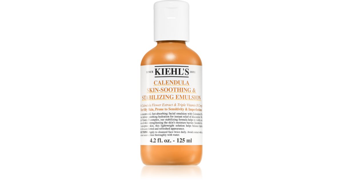 Kiehl's Calendula Skin-Soothing & Stabilizing Emulsion soothing ...