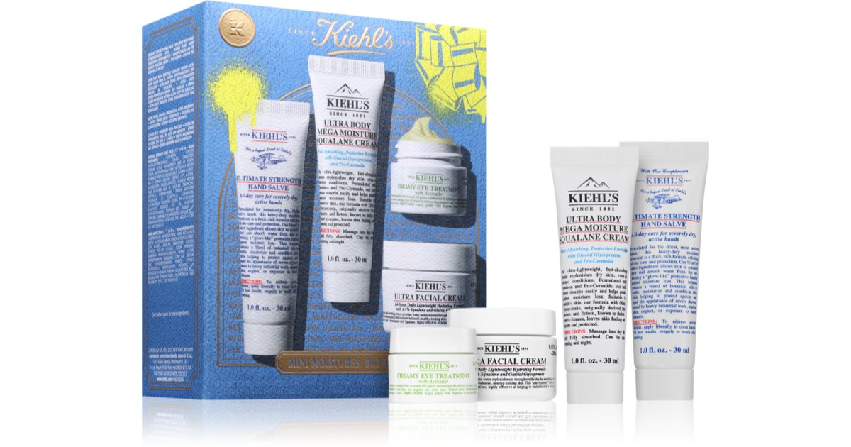 Kiehl's Ultra Body Mega Moisture Squalane Cream dárková sada | notino.cz