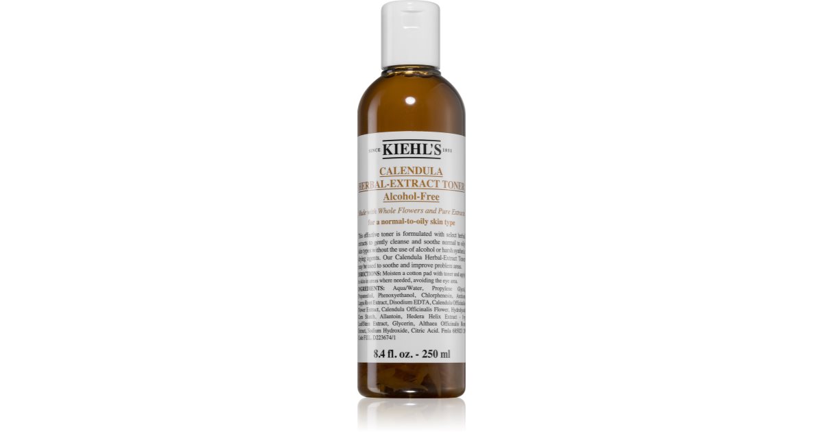 Kiehl's Calendula Herbal-Extract Toner alcohol-free facial toner ...