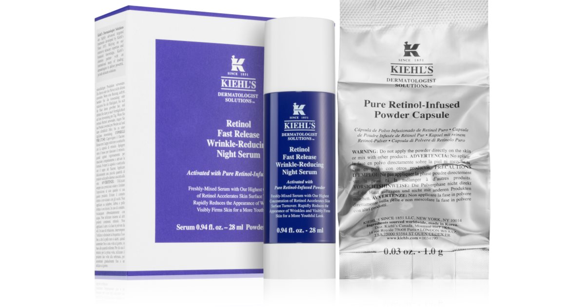 Kiehl's Dermatologist Solutions Retinol Fast Release Wrinkle-Reducing ...