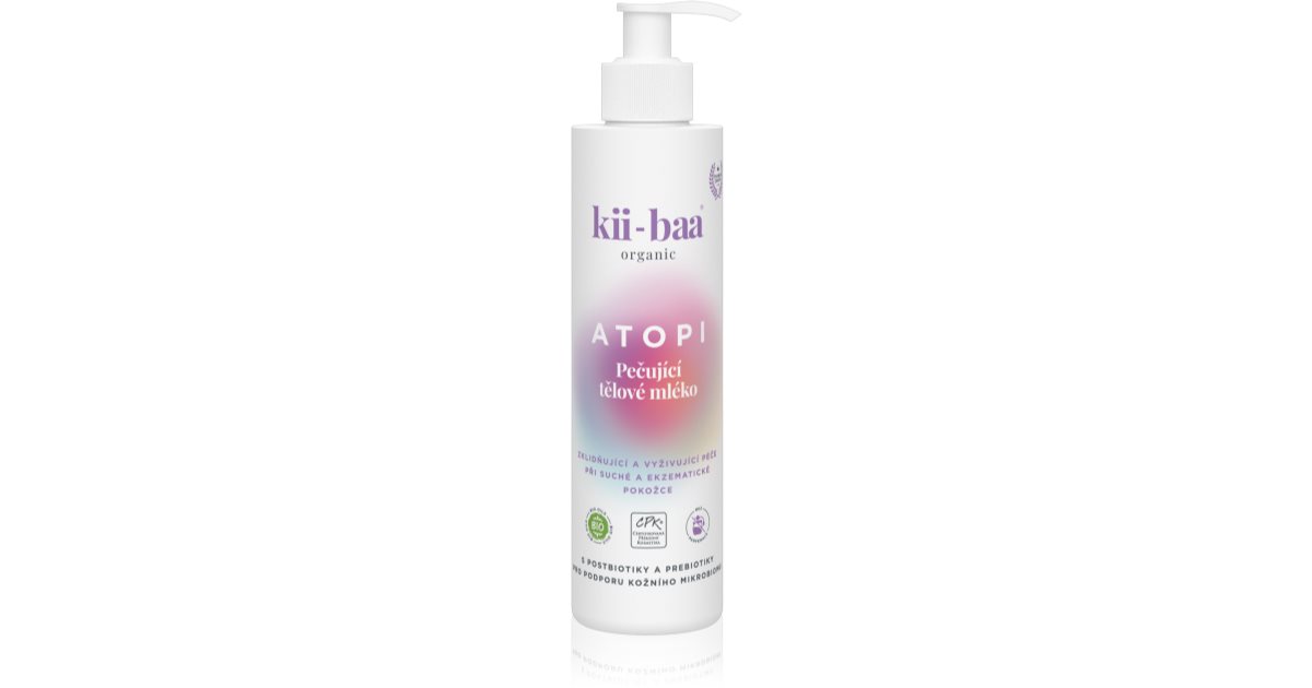 kii-baa® organic ATOPI loção corporal suave da pele seca e eczematosa ...