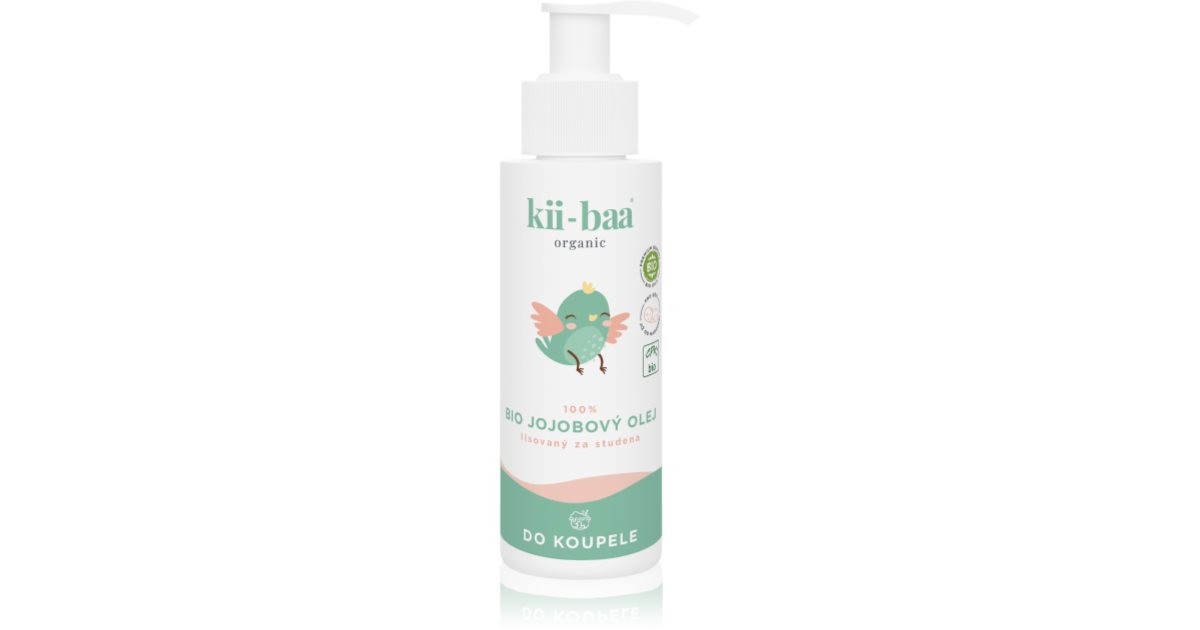 kii-baa® organic 100% Bio Oil Jojoba bath oil for children from birth ...