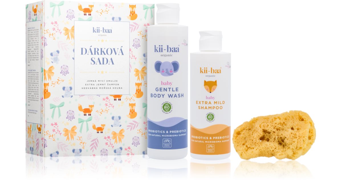 kii-baa® organic Bath Gift Set Geschenkset (für Kinder ab der Geburt) ️ ...