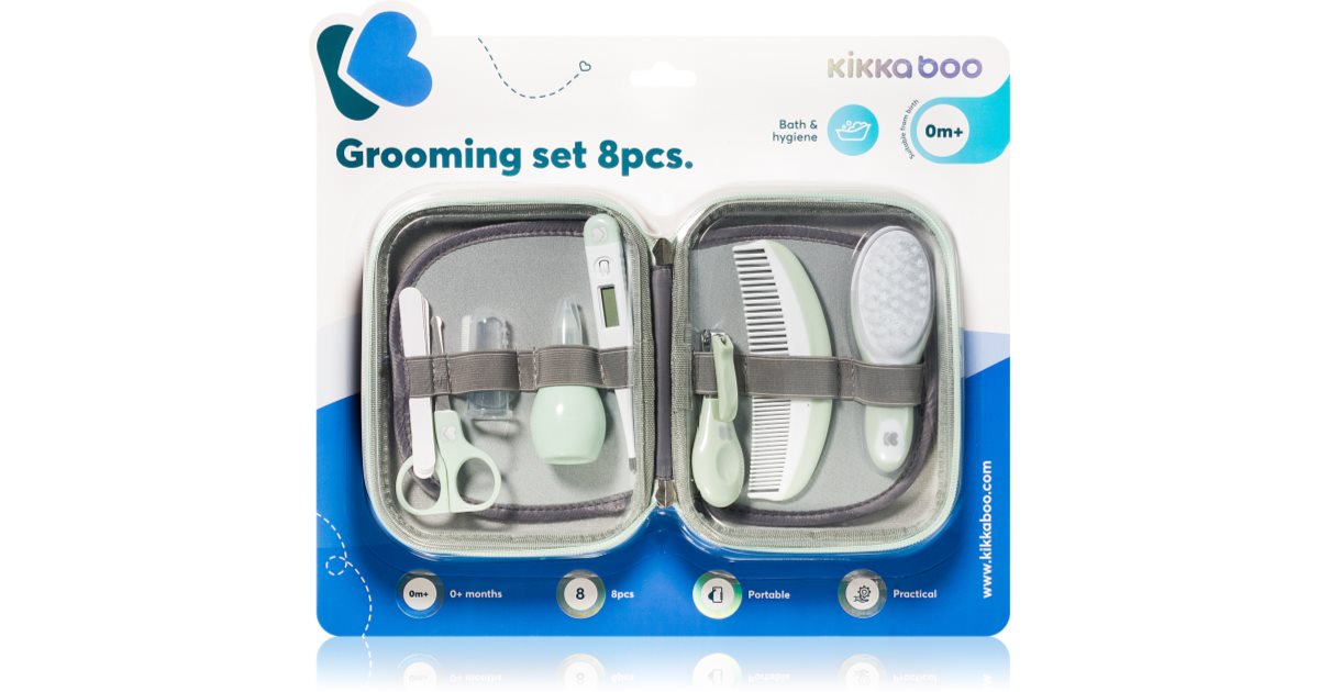 Kikkaboo Grooming Set vauvanhoitosetti Mint | notino.fi