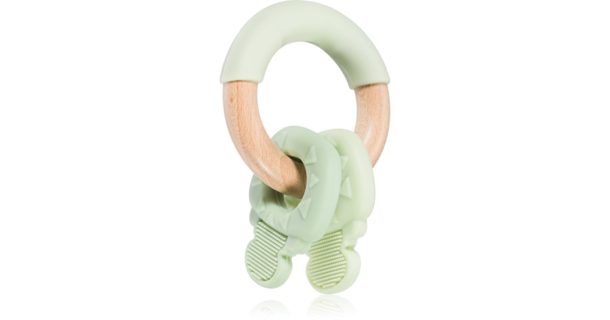 Kikkaboo Silicone and Wood Teether Keys chew toy | notino.co.uk