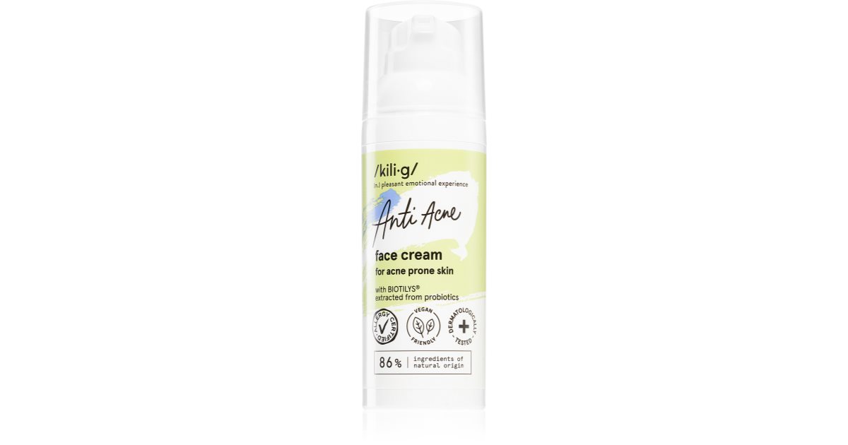 Kilig Anti Acne face cream to treat acne | notino.co.uk