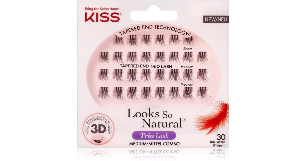 KISS Look So Natural knotted individual lashes | notino.co.uk