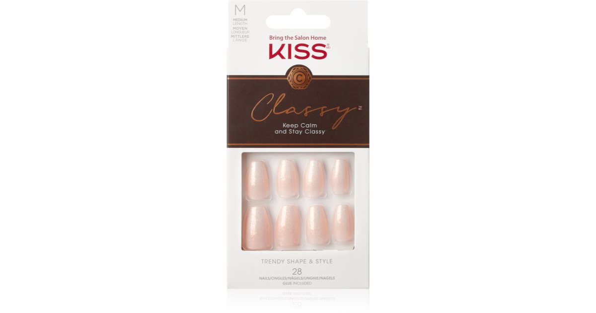 KISS Classy Nails Cozy Meets Cute umelé nechty medium | notino.sk