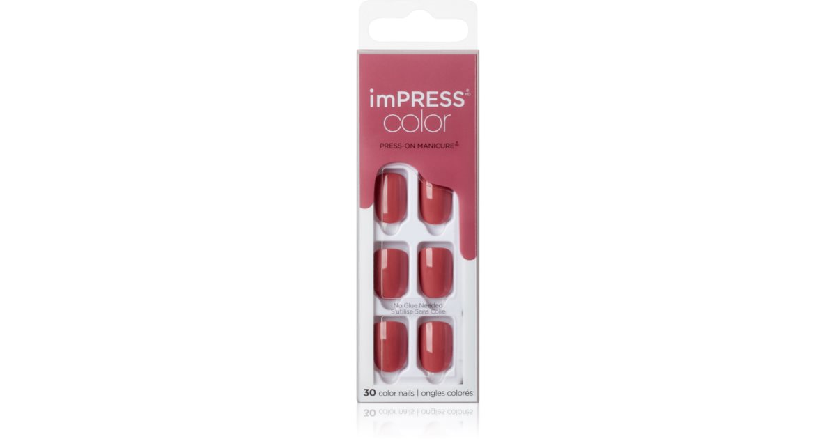 KISS imPRESS Color Short false nails | notino.co.uk