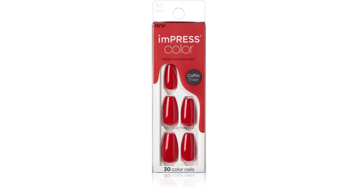 KISS imPRESS Color Medium false nails | notino.co.uk