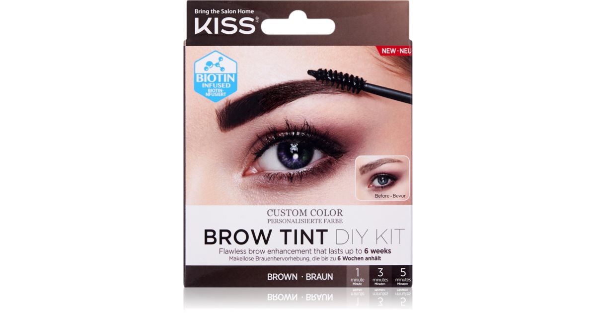 KISS Brow Tint DIY Kit Brow Color | notino.ie
