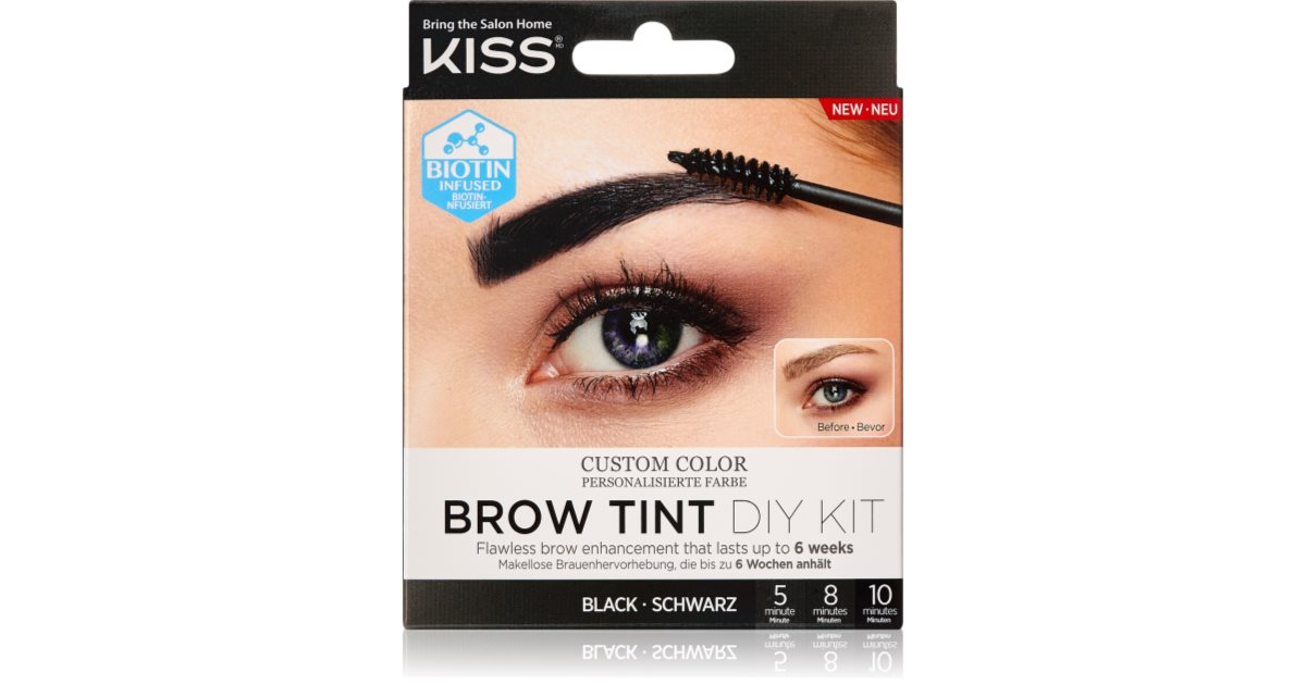 KISS Brow Tint DIY Kit tinte de cejas | notino.es