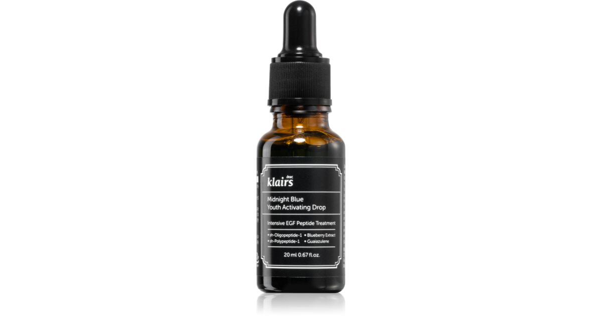 Klairs Midnight Blue Youth Activating Drop activating serum for skin ...