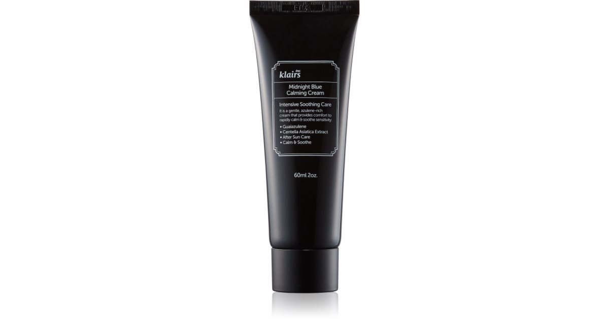Klairs Midnight Blue Calming Cream soothing after-sun cream for ...