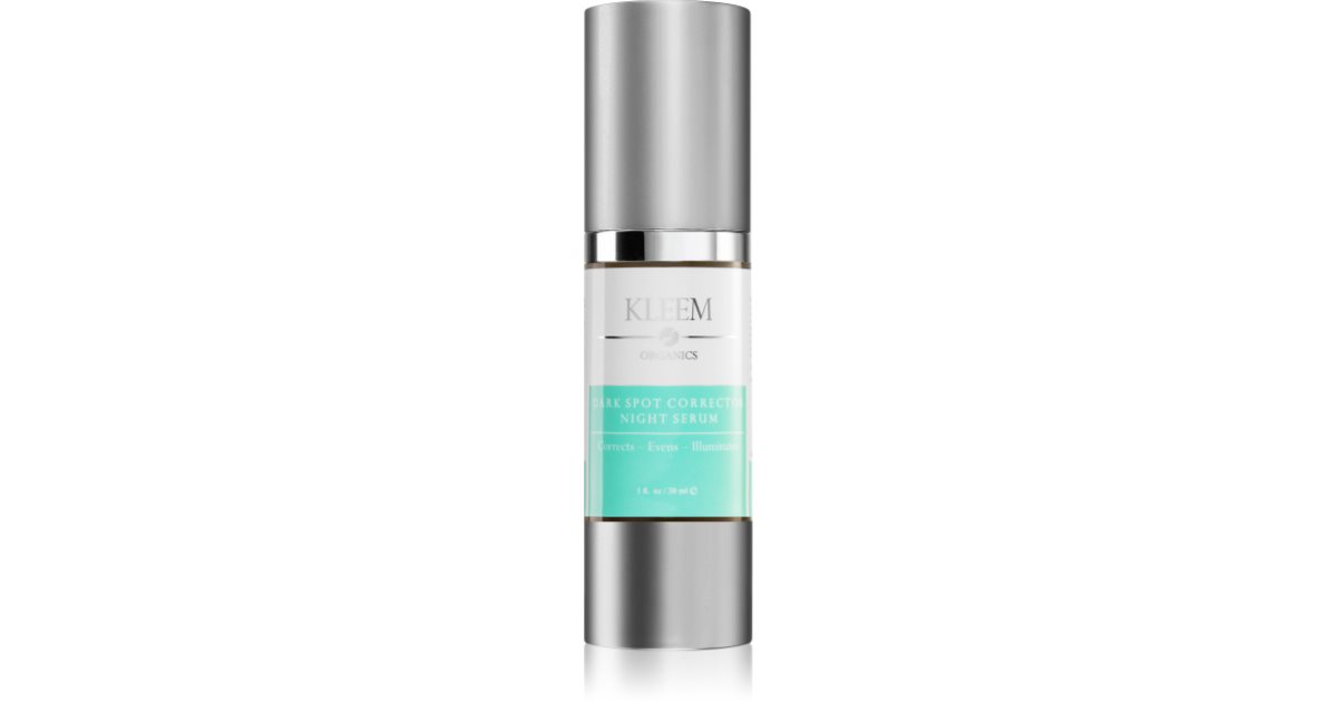 Kleem Organics Dark Spot Corrector brightening serum to treat dark ...
