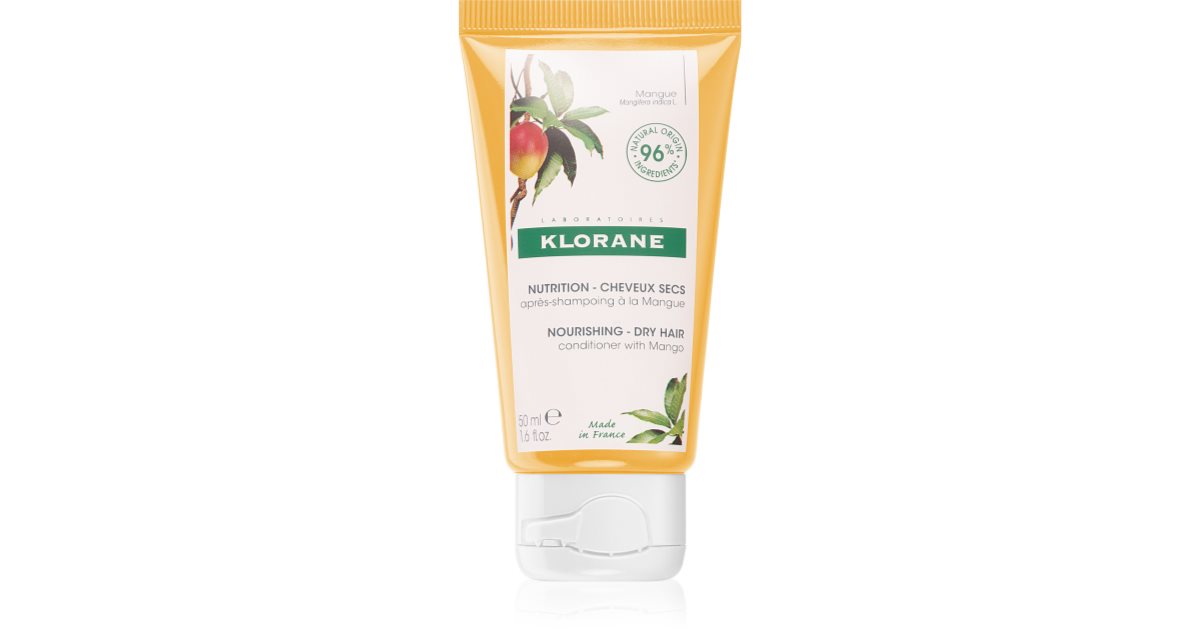 Klorane Mango Nourishing Conditioner Dry Hair bálsamo nutritivo para ...