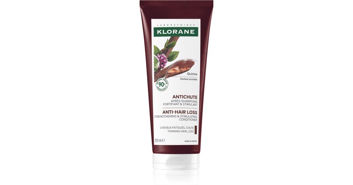 Klorane Quinine & Edelweiss Bio bálsamo fortificante para cabello débil ...