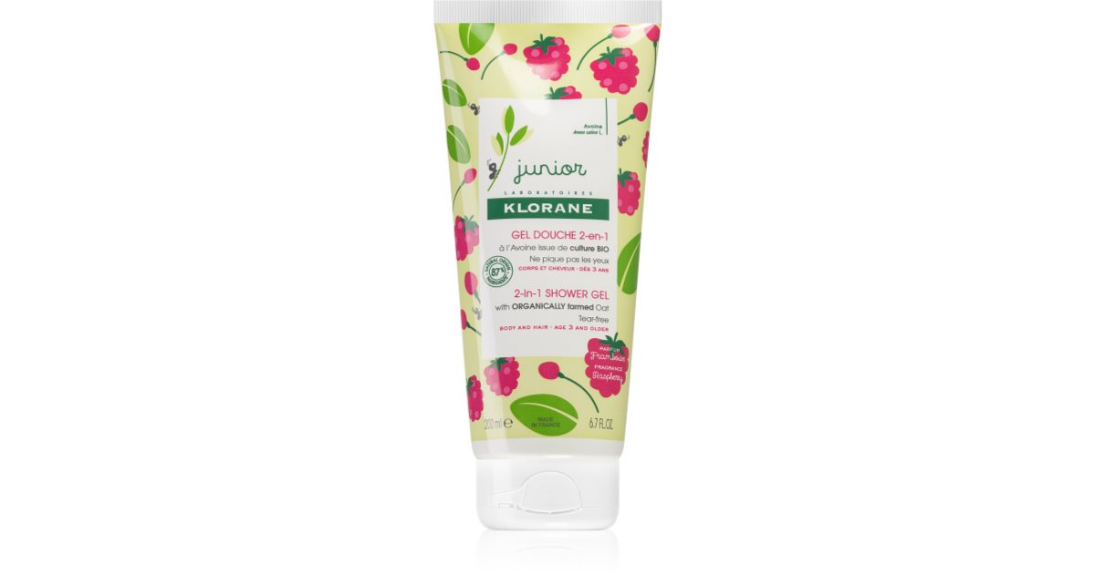 Klorane Junior Shampoo And Shower Gel 2 in 1 for children | notino.ie