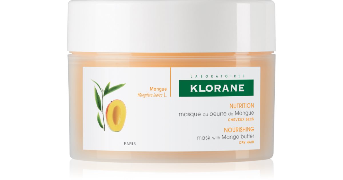 Klorane Mango Nourishing Mask for Dry and Damaged Hair | notino.co.uk