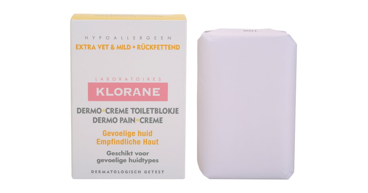 Klorane Dermo Pain Creme savon pour une peau douce et lisse | notino.be