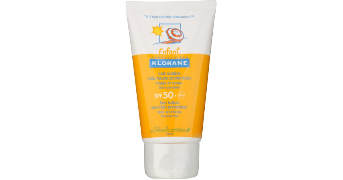 Klorane Kids Protective Milk for Body and Face SPF 50+ | notino.co.uk