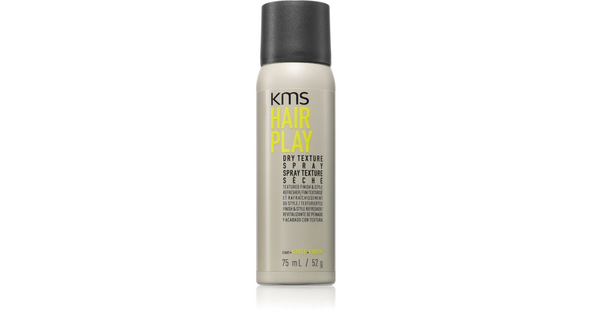KMS Hair Play Dry Texture Spray spray per capelli per il volume dei ...