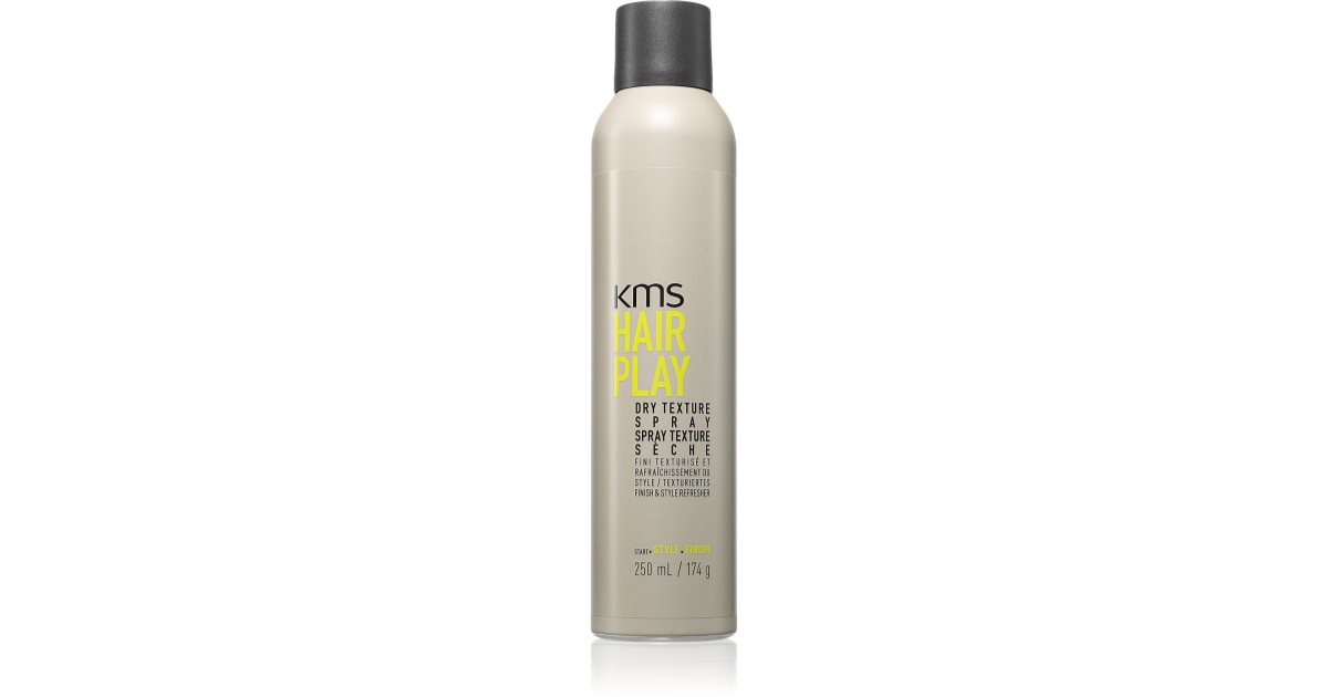 KMS Hair Play Dry Texture Spray spray paral cabello para dar volumen al ...