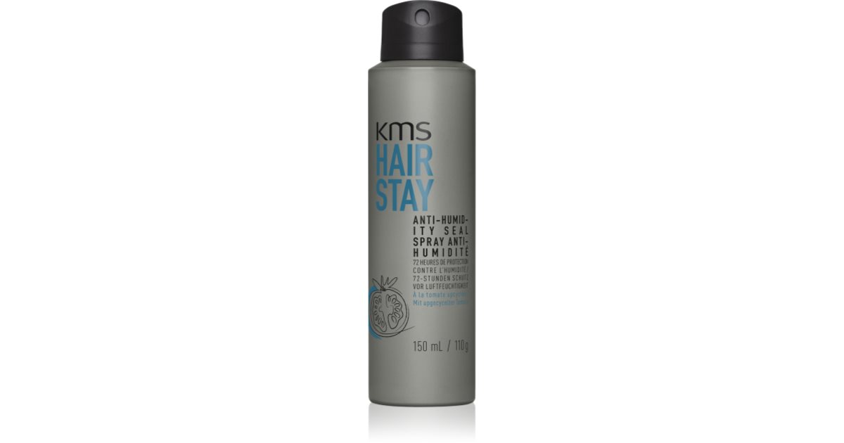 KMS Hair Stay Anti-Humidity Seal hairspray for natural hold and shine ...