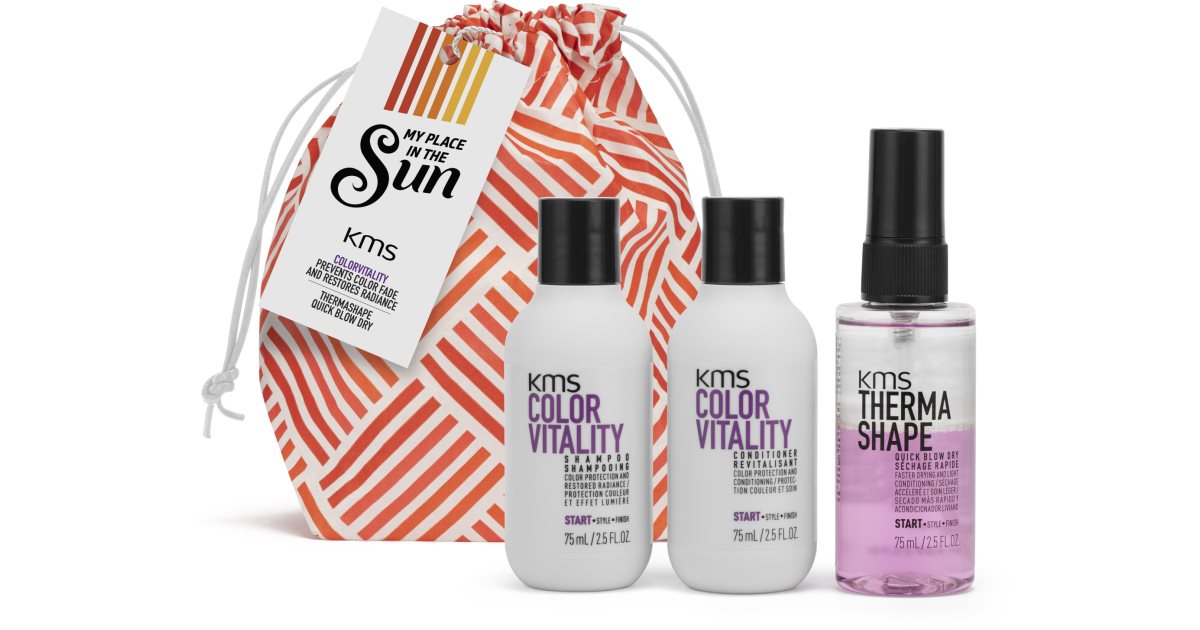 KMS Color Vitality Travel Pack kit voyage pour protéger les cheveux ...