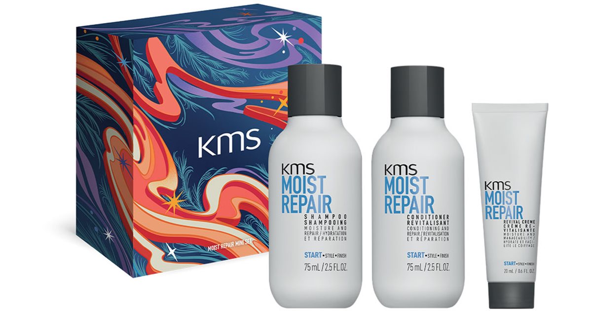 KMS Moist Repair Mini Set Gift Set with nourishing and moisturising ...