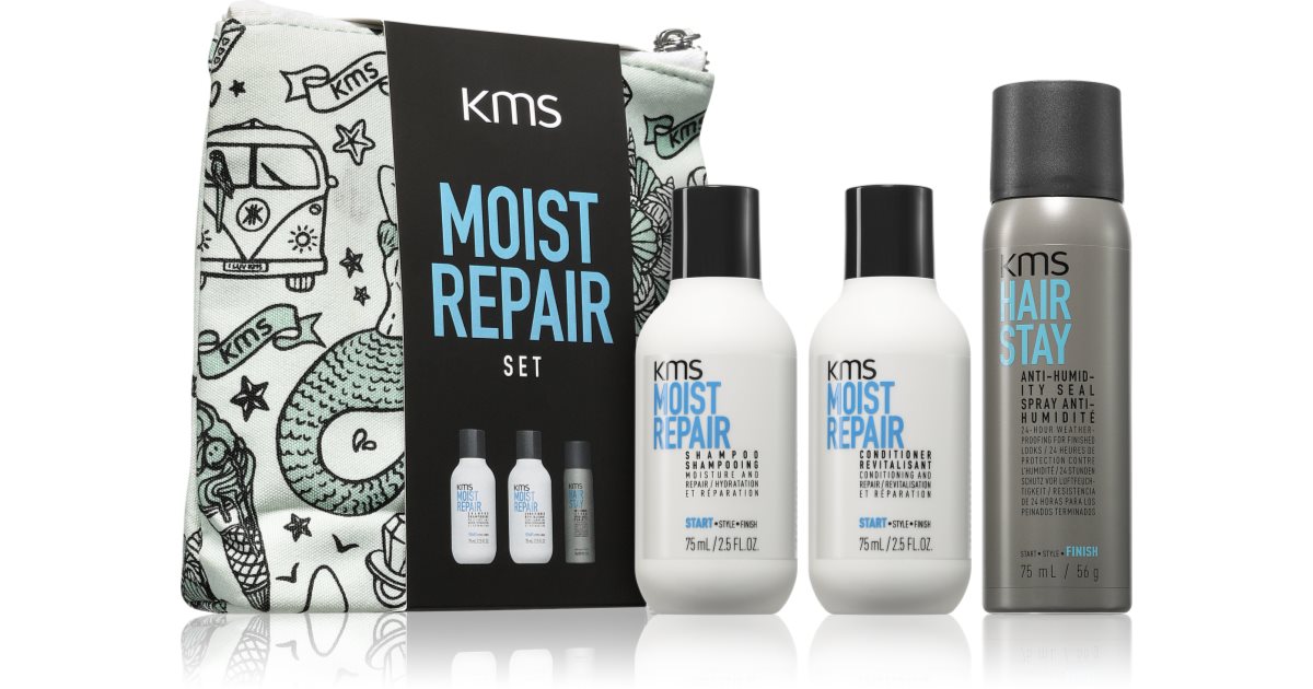 KMS Moist Repair Set Travel Set with moisturising effect | notino.ie