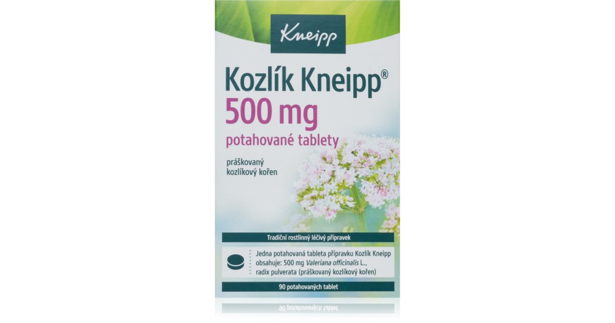Kneipp Kozlík 500 mg potahované tablety pro úlevu od stresu a emoční ...